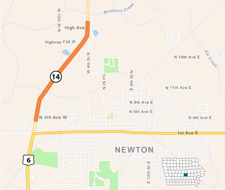 Tell us what you think about a proposed reconstruction on Iowa 14 in ...