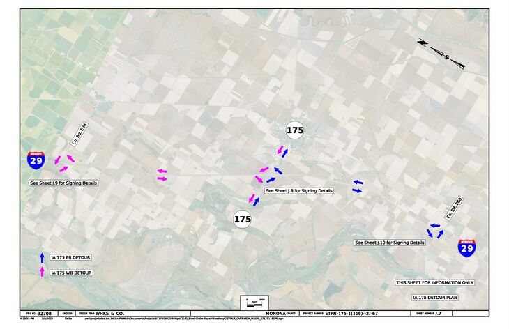 Iowa 175 Bridge Over I-29 Near Onawa Will Close on Monday, March 16 ...