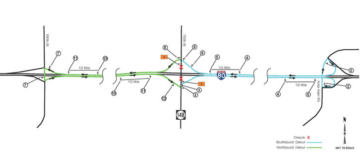 Iowa 148 Bridge Over I-80 North of Anita to Close on March 30 ...