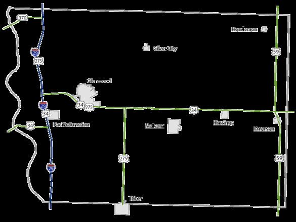 Mills County Maps | Department of Transportation