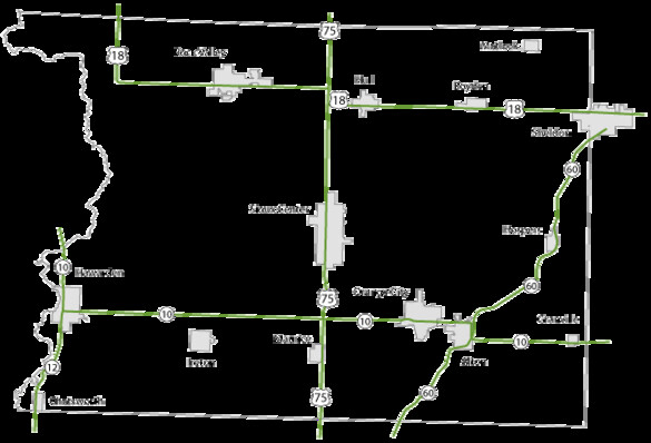 Sioux County Maps | Department of Transportation