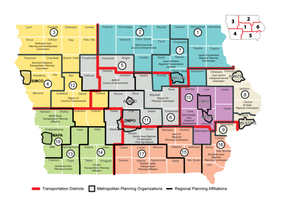 District Transportation Planners, MPOs, and RPAs | Department of ...