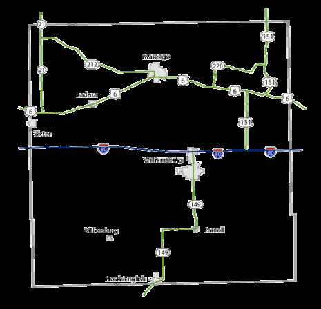 Iowa County Maps | Department of Transportation