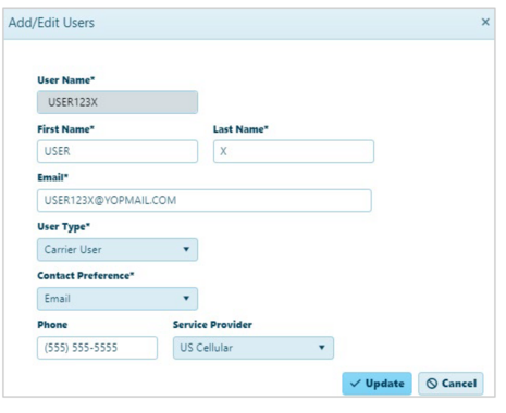Managing and Adding New Users | Department of Transportation